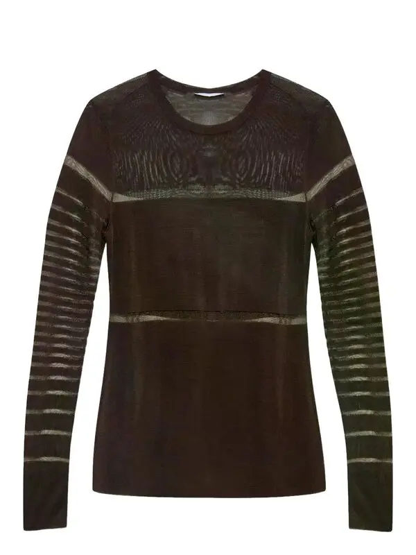 Helmut Lang Layered Long-sleeve Top - Brown
