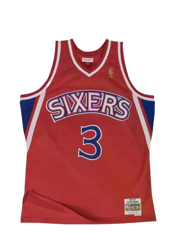 Mitchell & Ness X Nba 76ers '96 Allen Iverson Swingman Road Tank Top - Red