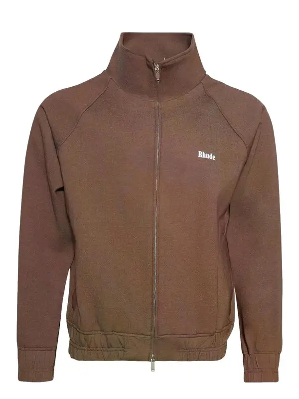 Rhude Hampton Zip-up Track Jacket - Brown