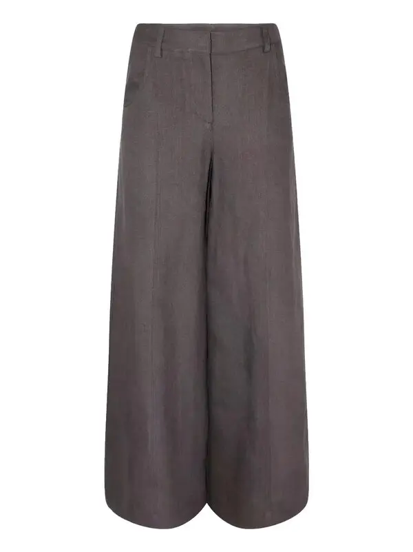 TWP Dee’s Linen Trousers - Brown