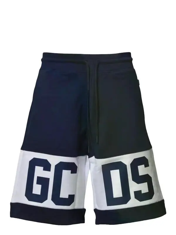 Gcds Logo-print Shorts - Blue