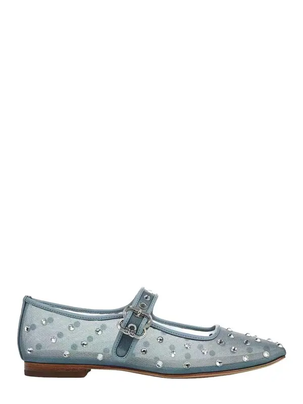 Sam Edelman Michaela Embellished Ballet Flats - Blue