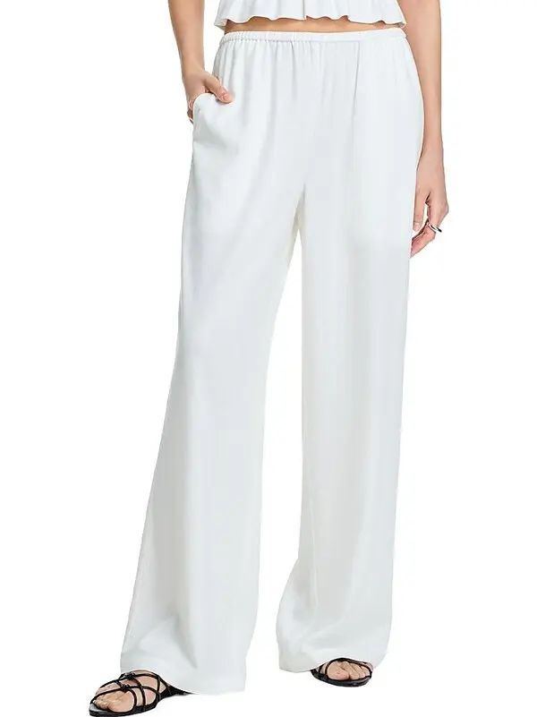 Solid & Striped Monaco Wide Leg Pants - Optic White