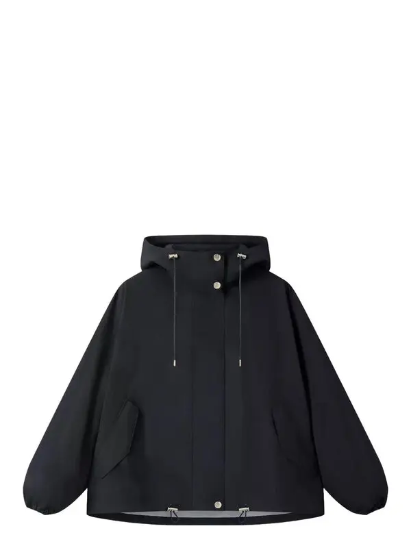 Mackintosh Skye Drawstring Hooded Jacket - Black