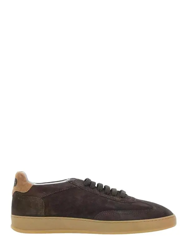 SOLDINI80 Suede Low-top Sneakers - Brown
