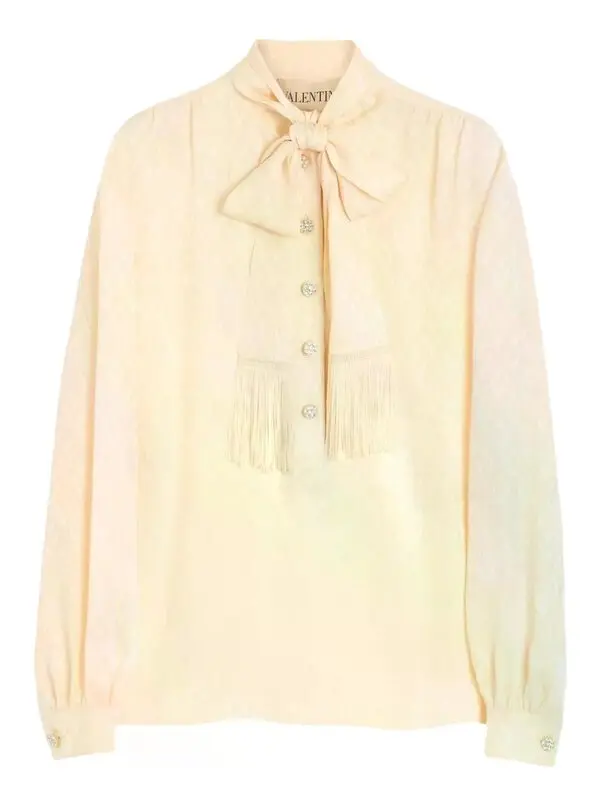 Valentino Garavani Silk Blouse - Neutrals