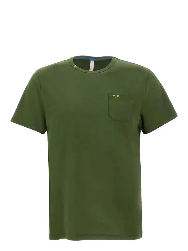 SUN 68 Cotton T-shirt - Green