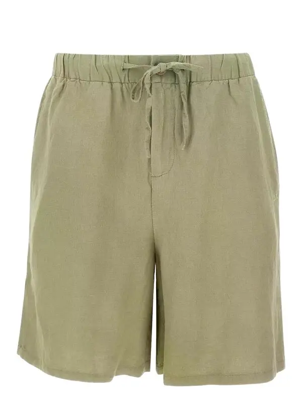 SUN 68 Drawstring Waist Shorts - Green