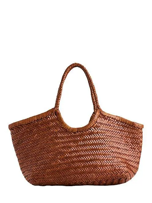 Dragon Diffusion Nantucket Leather Tote Bag - Tan