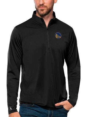 ANTIGUA Tribute Quarter-zip Pullover Top - Black
