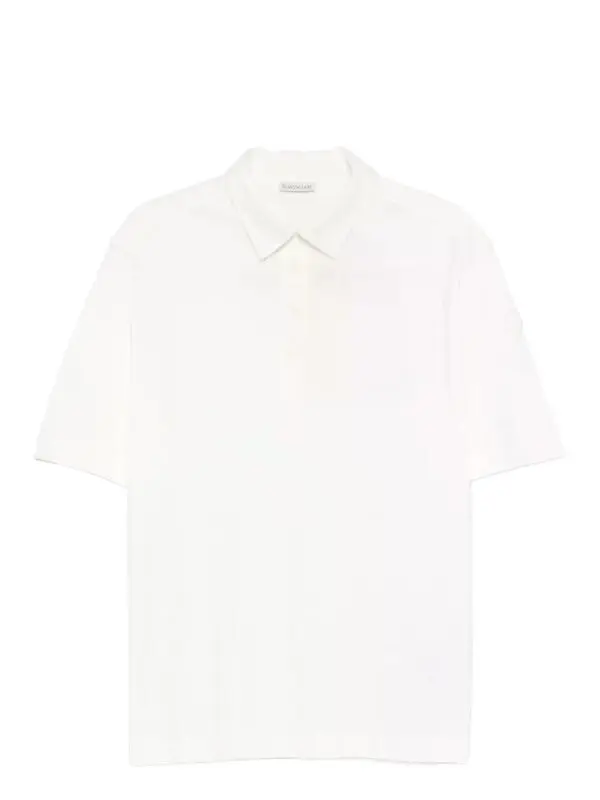 Moncler Short-sleeve Polo Shirt - White