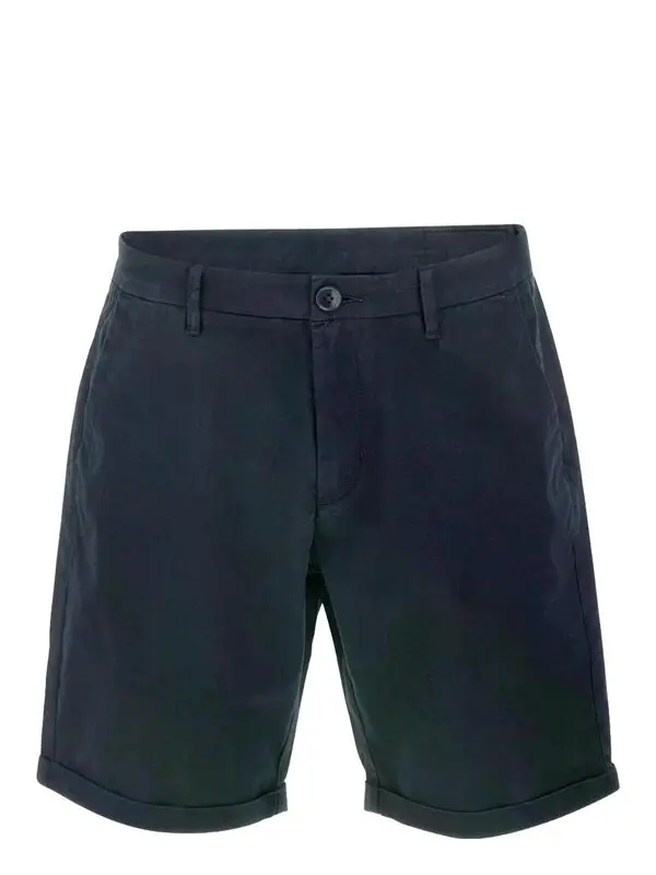 SUN 68 Cotton Chino Shorts - Blue