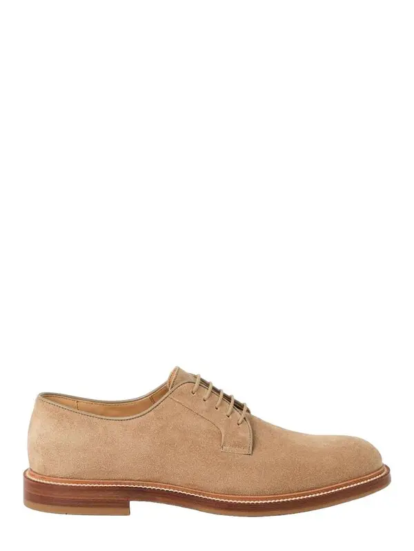 Brunello Cucinelli Suede Derby - Brown