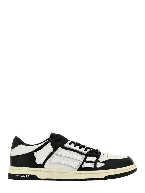 Amiri Skel Top Low Sneakers - Black
