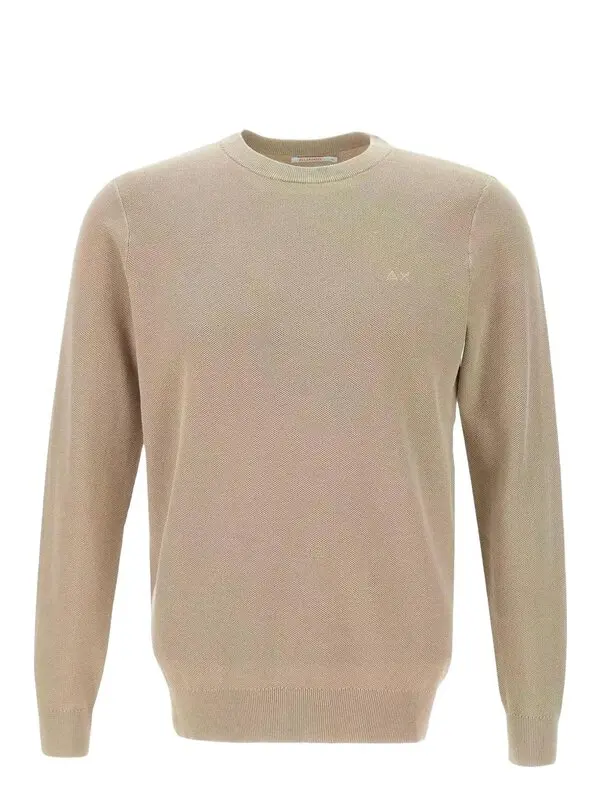 SUN 68 Crew-neck Jumper - Neutrals