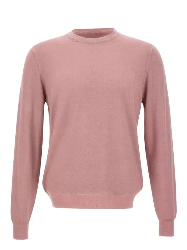 FILIPPO DE LAURENTIIS Crew-neck Long-sleeve Sweater - Pink