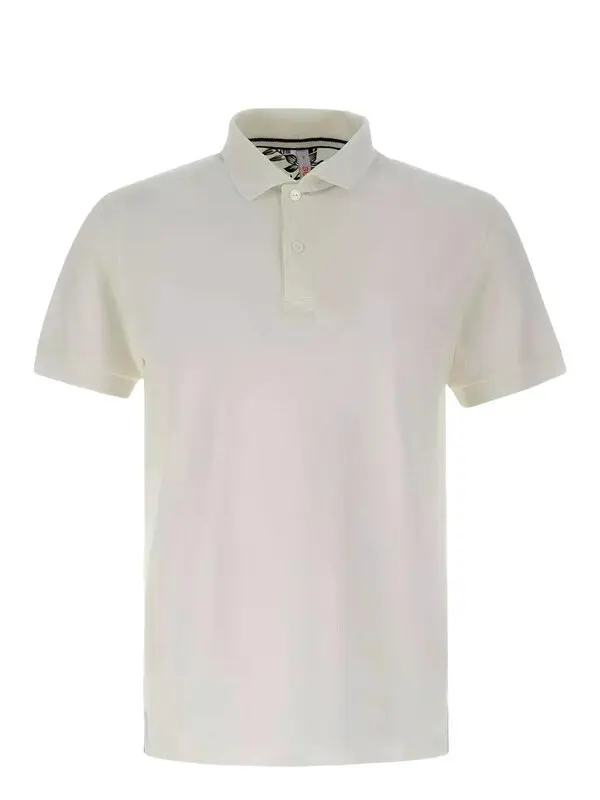 SUN 68 Jersey Polo Shirt - Neutrals