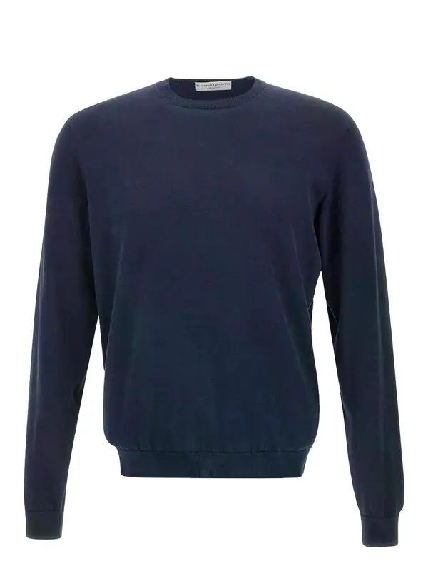 FILIPPO DE LAURENTIIS Crew-neck Long-sleeve Sweater - Black