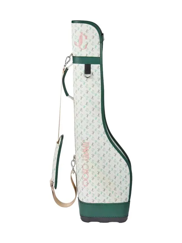JIMMY CHOO Floral-print Golf Bag - Neutrals