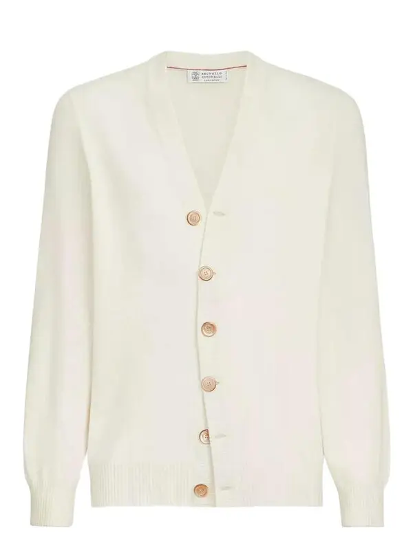 Brunello Cucinelli Cashmere Cardigan - Neutrals