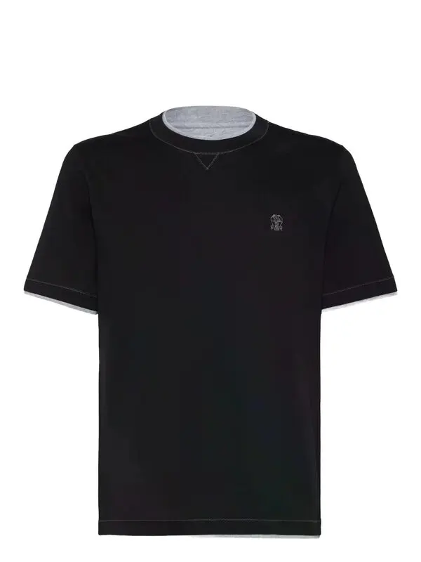 Brunello Cucinelli Cotton T-shirt - Black