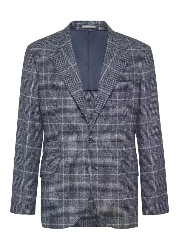 Brunello Cucinelli Single-breasted Blazer - Blue