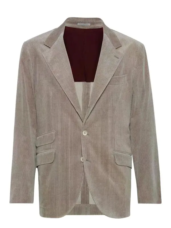 Brunello Cucinelli Corduroy Blazer - Brown