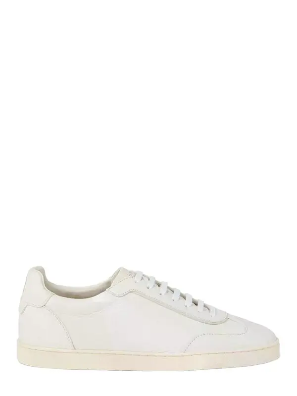 Brunello Cucinelli Leather Sneakers - Neutrals