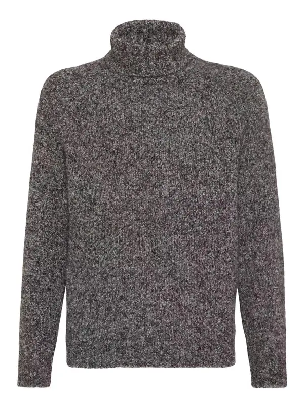 Brunello Cucinelli Textured Jumper - Grey