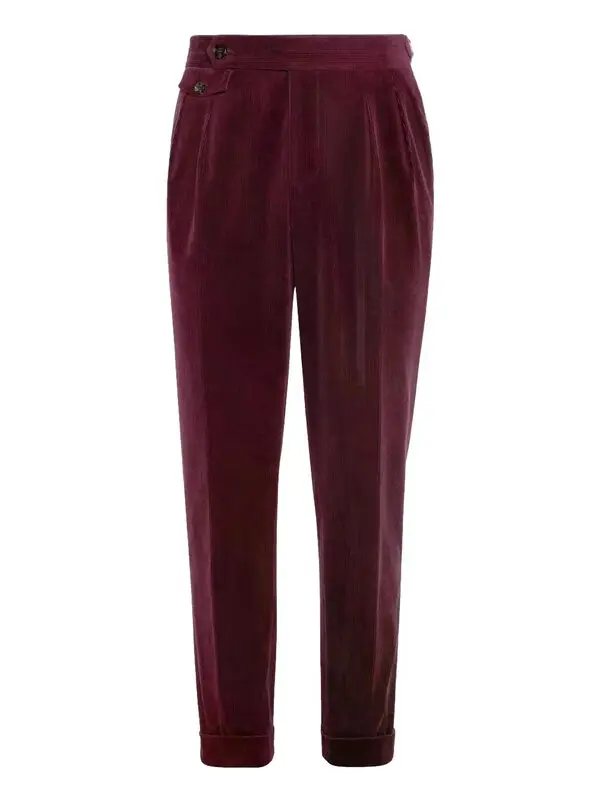 Brunello Cucinelli Corduroy Trousers - Red