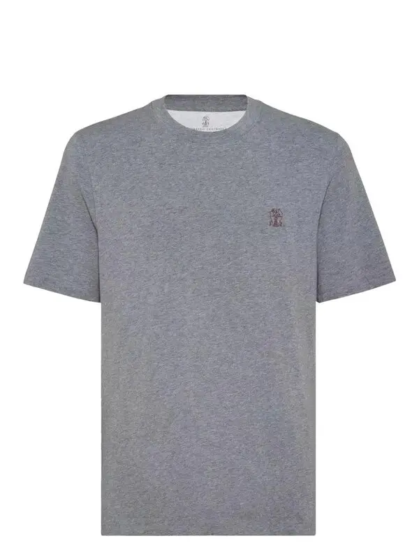 Brunello Cucinelli Cotton T-shirt - Grey
