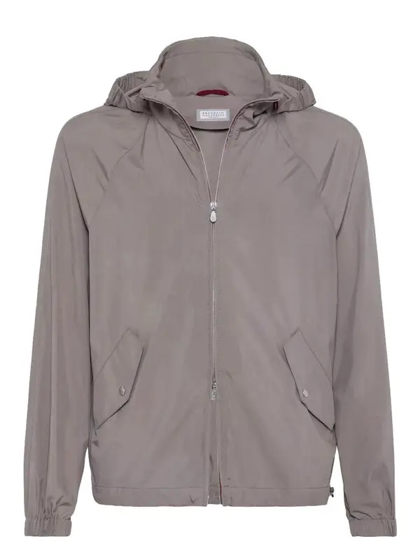 Brunello Cucinelli Hooded Jacket - Grey