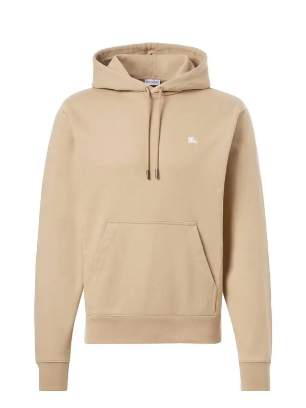 Burberry Cotton Jersey Hoodie - Beige