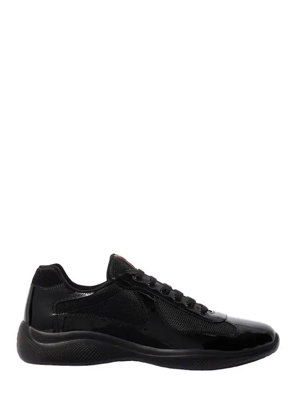 Prada Patent Leather Sneakers - Black
