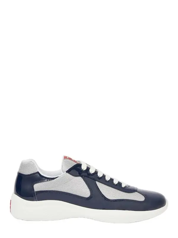 Prada Patent Leather Sneakers - Blue