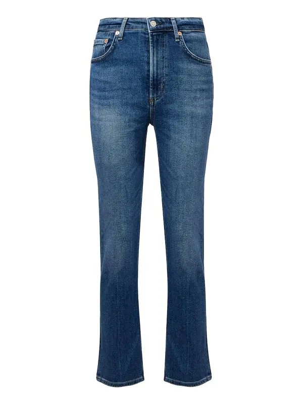 Citizens Of Humanity Zurie Ankle High-rise Slim Jeans - Blue