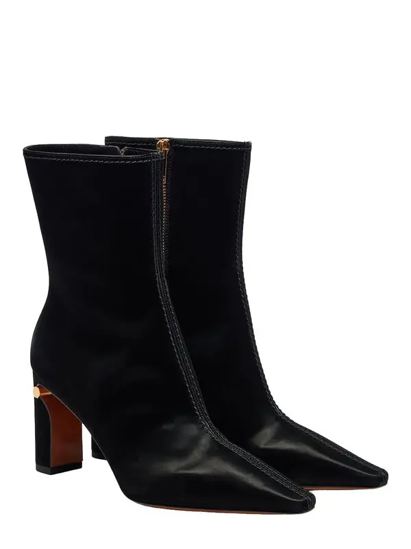 Alexander McQueen Embellished Ankle Boots - Black