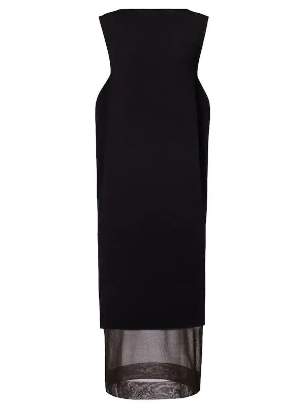 Khaite Malik Maxi Dress - Black