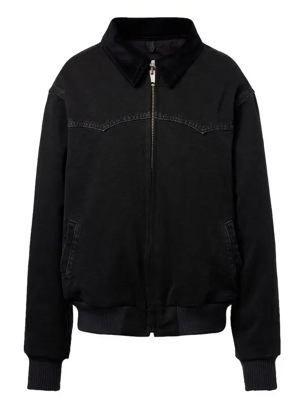 MAISON MARGIELA Cotton Bomber Jacket - Black