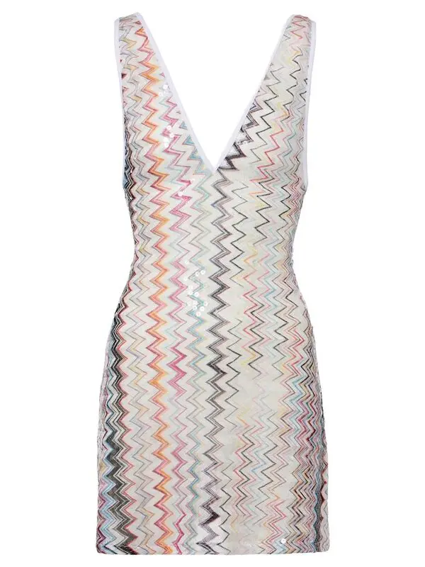 Missoni Zigzag Sequin Beach Cover-up - Multicoloured