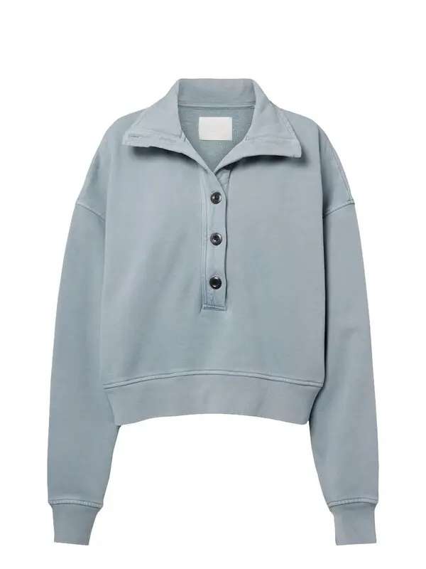Citizens Of Humanity Mirelle Cotton Jersey Sweatshirt - Blue