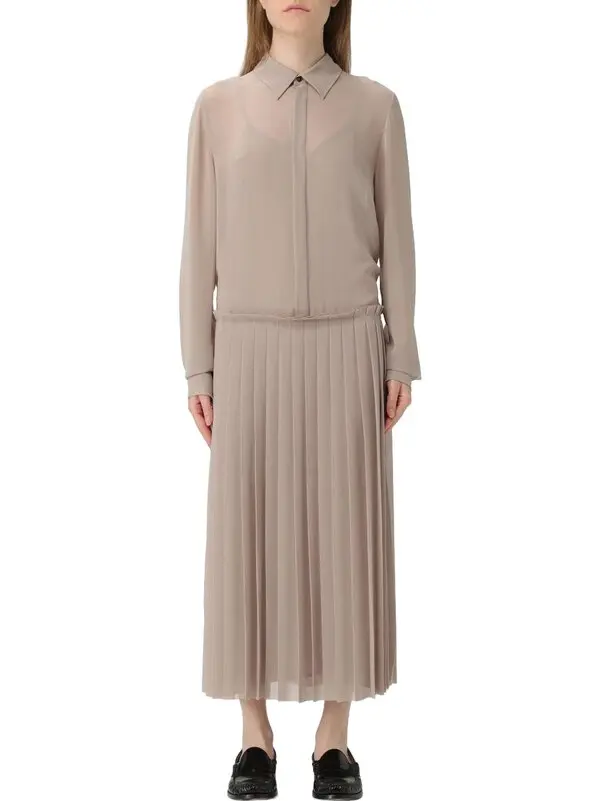 Ami Midi Dress - Beige