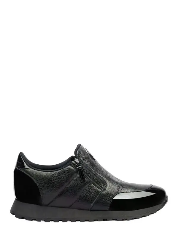 GIUSEPPE ZANOTTI Ilde Run Double-zip Low-top Sneakers - Black
