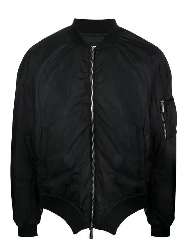Dsquared2 Logo-print Bomber Jacket - Black