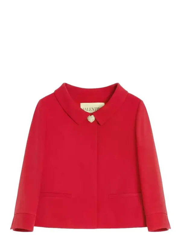 Valentino Garavani Crepe Couture Jacket - Red