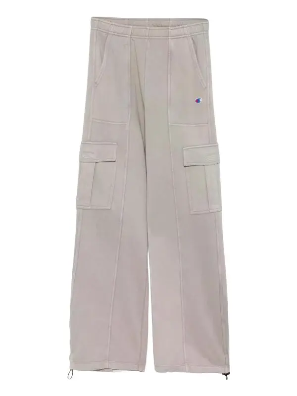 Champion Logo-appliqué Cargo Trousers - Grey