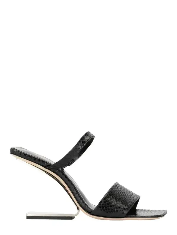 Cult Gaia René Cut-out Heel Sandals - Black