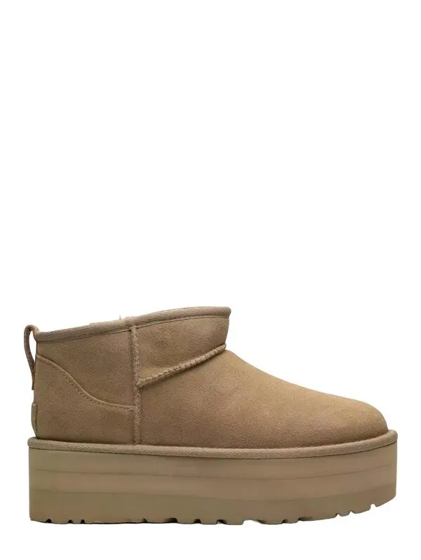 UGG Classic Ultra Mini Platform Boots - Neutrals