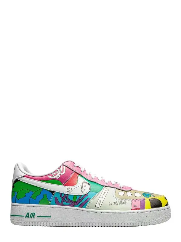 Nike X Ruohan Wang Air Force 1 Low Flyleather Sneakers - Blue