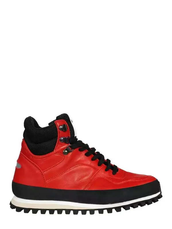 SPALWART Leather Boots - Red